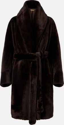 Nour Hammour Mantel Juno aus Shearling