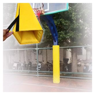 Generic Basketball Pfostenpolster Quadratische Schaumstoff-Pfostenpolsterung, 180 cm Hoch, for Spielplatz, Keller, Garage, Basketballplatz, Pfostenschutz, Sto