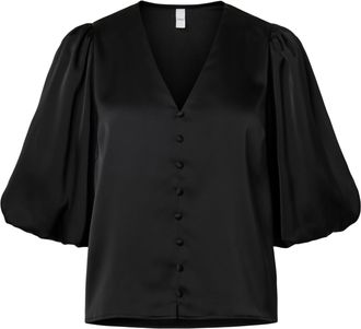 Vero Moda Yaspella 2/4 V-Neck Top S. Noos