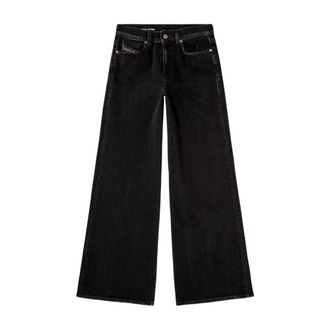 Diesel Flare Jeans 1978 D-Akemi 09n89 - - Jeans - Damen - Schwarzk - W25