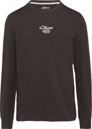s.Oliver Langarmshirt mit Logo Stitching