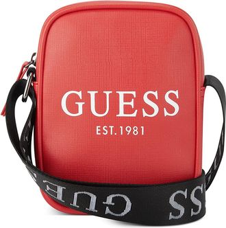 Guess Unisex Outfitters Kameratasche Designer, Bauchtasche, Reisetasche, Crossbody, rot