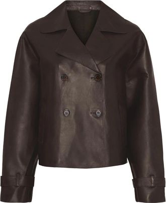 BTF-CPH Btfcph - Trench-coat court - Femme - Vestes - Brun - Taille: 40 FR