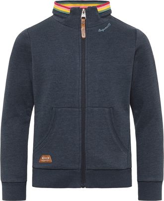Ragwear Majda M&auml;dchen Sweatjacke Sweasthirt mit Reisverschluss Cardigan Strickjacke Jacke &Uuml;bergangsjacke (DE/NL/SE/PL, Numerisch, 140, Regular, Navy)