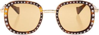 Valentino Garavani Vg0062S Sonnenbrille - - Accessories - unisex - Gelb - 47 MM