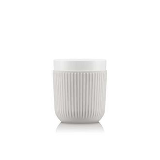 Bodum DOURO Einwandige Porzellantasse mit Silikonhülle, 0,3 l
