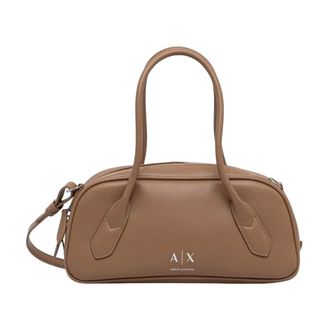 A|X Armani Exchange Sac &agrave; bandouli&egrave;re Naomi S - Femme - Sacs - Beige - Taille: ONE Size