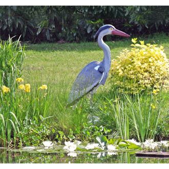 Garden Pleasure Gartenvogel Fischreiher, Dekovogel aus Kunststoff