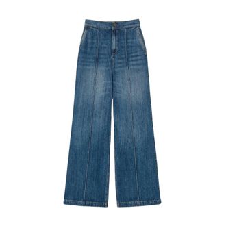 Twinset Jean large - Femme - Jeans - Bleu - Taille: W28
