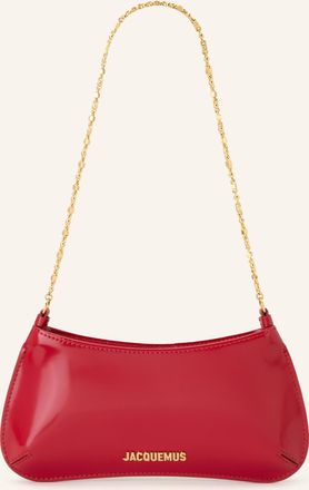 Jacquemus Jacquemus Schultertasche Le Petit Bisou Chaine rot