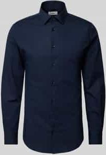 s.Oliver Black Label Shaped Fit Businesshemd aus Baumwoll-Stretch