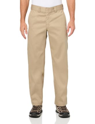 Dickies Herren 873 Arbeitshose, Schmale Passform Lässige Business-Hose, Wüstensand, 34W / 34L