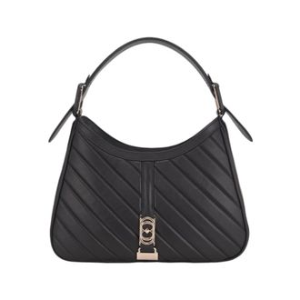 La Carrie Stilvolle Ledertasche - - Bags - Damen - Schwarzk - ONE SIZE
