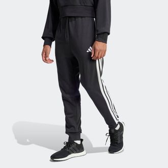 adidas Sporthose ADIDAS SPORTSWEAR M 3S FT TC PT, Herren, Gr. XXL, N-Gr, schwarz-wei&szlig; (schwarz, wei&szlig;), Obermaterial: 55% Baumwolle, 36% Polyester, 9% Viskose