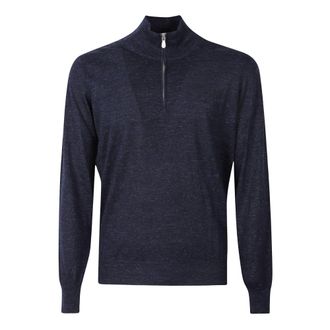 Brunello Cucinelli Rollkragenpullover - - Knitwear - Herren - Blau - L