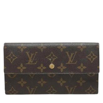 Louis Vuitton Pre-owned Canvas Wallet - - Pre-owned - Damen - Braun - ONE SIZE