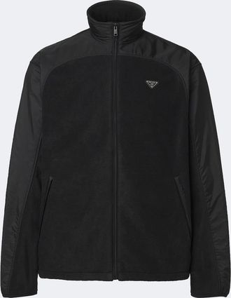 Prada Veste en Re-Nylon et polaire
