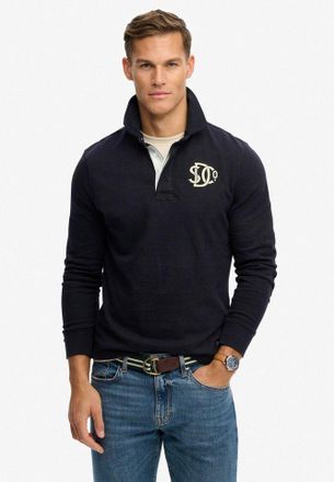 Superdry Langarmshirt VINTAGE ATHLETIC RUGBY Baumwolle, relaxed fit