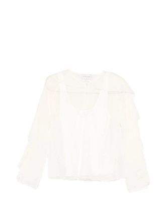 Forte_Forte Camicia Volants Contemporary Chiffon