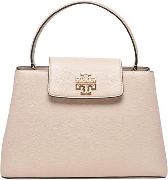 Tory Burch Femme, Sacs, Beige, Taille: ONE Size Britten Satchel