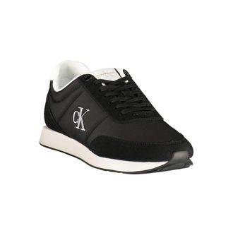 Calvin Klein Logo-Embroidered Colorblock Sneaker - Black