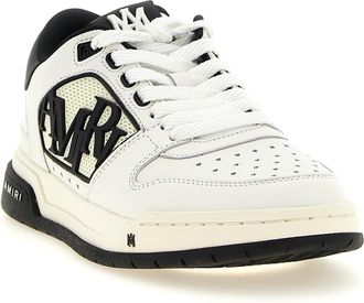 Amiri Monogram Logo Leather Sneaker - White