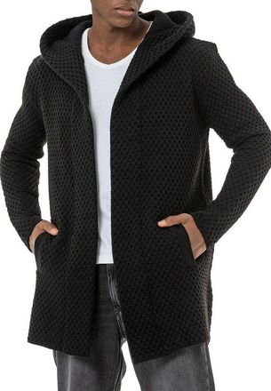 Red Bridge Cardigan mit Kapuze und Taschen - Strukturierter Look