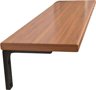 Generic Schwimmende Regale für Wand, multifunktionale Wand, die leicht zu installieren sind, für Küchen, Badezimmer und Wohnzimmer geeignet sind Walnut 30 * 1