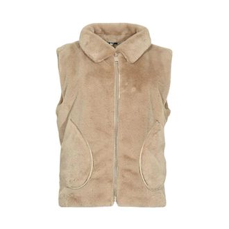 Maicazz Radius Weste - - Jackets - Damen - Beige - S