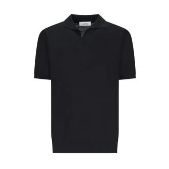 Lardini Polo 999 - - Tops - Herren - Schwarzk - S