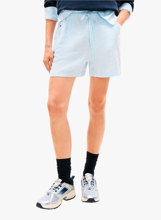 Tommy Hilfiger Bermuda court en lin et coton m&eacute;lang&eacute;