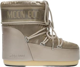 Moon Boot Femme, Chaussures, Gris, Taille: 36 EU Icon Low Glance Bottes