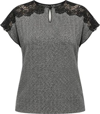 Dolce & Gabbana Strick-T-Shirt - - Blouses & Shirts - Damen - Grau - S