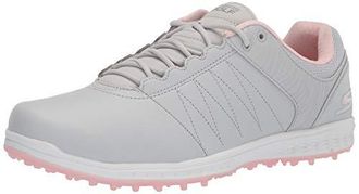 Skechers Femme Go Pivot Spikeless Golf Shoe Chaussure, Light Grey Pink, 39.5 EU