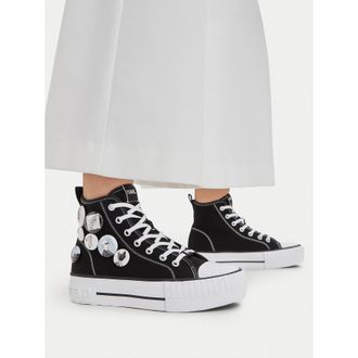 Karl Lagerfeld Sneakers aus Stoff KARL LAGERFELD KL60459 Schwarz