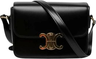 Celine Sac Triomphe Pre-owned - Femme - Pre-owned - Noir - Taille: ONE Size