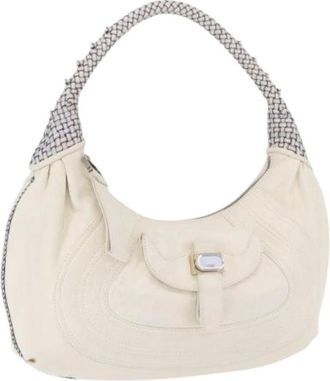 Fendi Sac port&eacute; &eacute;paule doccasion - Femme - Pre-owned - Blanc - Taille: ONE Size