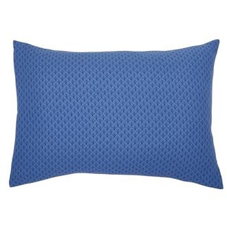 Origin Store Taie doreiller imprimée en Bambou, Camille, 50 x 70 cm, Origin, Bleu Marine