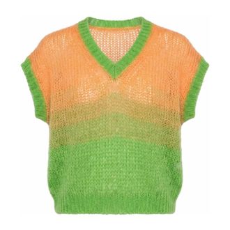 Lind &AElig;ble Sweater - Femme - Pulls - Vert - Taille: 42/44 FR