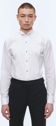 Fursac Chemise à plastron en popeline de coton - Taille 37 - Homme