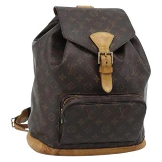 Louis Vuitton Pre-owned Montsouris GM Rucksack - - Pre-owned - Damen - Braun - ONE SIZE