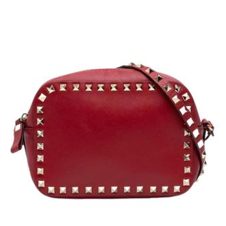 Valentino Pre-owned Leder Schultertasche - - Pre-owned - Damen - Rot - ONE SIZE