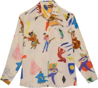 G.Kero Femme, Blouses et Chemises, Multicolore, Taille: 38 FR Music CUT Chemise