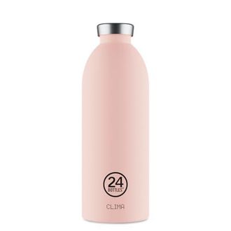 24 Bottles Clima Bouteille Thermique 850 ml Acier Inoxydable 100% Herm&eacute;tique (12h Hot 24h Cold) Design Italien, Bouteilles Thermiques &Eacute;cologiques