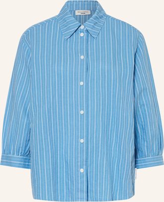 Marc O'Polo Denim Marc Opolo Denim Hemdbluse Mit Leinen Und 3/4-Arm blau