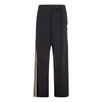 Fracomina Regular Sweat Hosen with Side Tape - - Trousers - Damen - Schwarzk - XL