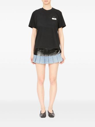 Maison Margiela Logo-Print Cotton T-Shirt - Black