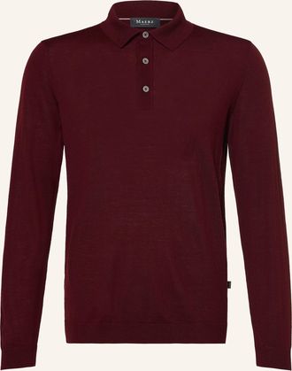 Maerz Maerz Muenchen Strick-Poloshirt rot