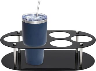 Generic Organizer f&uuml;r Wasserflaschen, Organizer f&uuml;r Wasserflaschen, f&uuml;r Schrank, 6 F&auml;cher, f&uuml;r K&uuml;che, Weinregal, Wohnung, Tisch