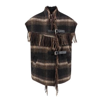 Isabel Marant Weste im Madras-Muster - - Jackets - Damen - Schwarzk - S